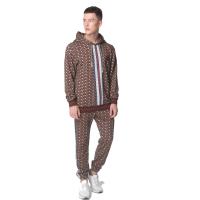 China Men's Polyester Cotton Athletic Oversized Hoodie - 170-120g Heavyweight Streetwear with ODM/OEM Customization for sale