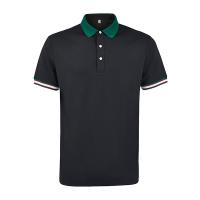 China Men's 100% Cotton Polo T Shirt 230 Gsm Knitted Fabric Round Neck Short Sleeve ODM OEM for sale