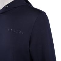 China Custom Dark Blue Anti-Static Sweatshirt & Sweatpants Set for Men - 170-120g Fabric Weight with ODM/OEM Options for sale