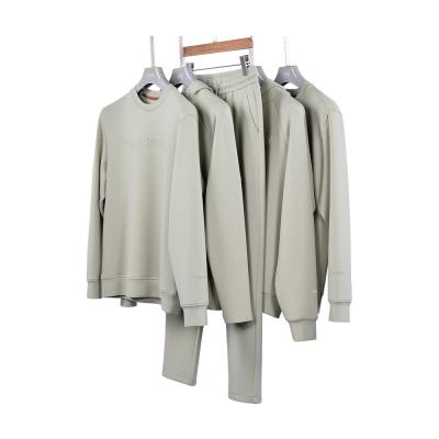China OEM Men's Anti-Odor Jogging Tracksuit Set - 400g Cotton Fabric with Custom Color Options for sale