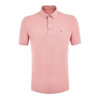 China Custom Pink Polo Shirts 170-210g with Seamless Embroidered Design for Men - OEM/ODM Manufacturing for sale