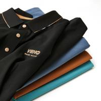China Men's Knitted Breathable Luxury Polo T-Shirt 100% Cotton Custom Logo 170-120G for sale