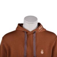 China Autumn Europe Size Embossed Cotton Oversized Hoodie - 170-120g Fabric Weight, Anti-Pilling, Custom Printing for sale