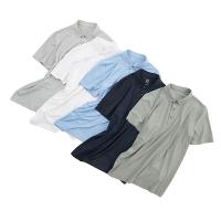 China Customized Colors Summer Anti-Wrinkle Plain Polo T Shirt for Men 170-120G Cotton for sale