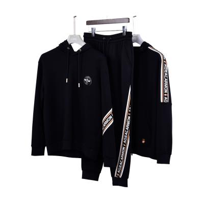 China Custom Logo Men's Windproof Hoodie Set - 170-120g Cotton Fabric with ODM/OEM Customization Options for sale
