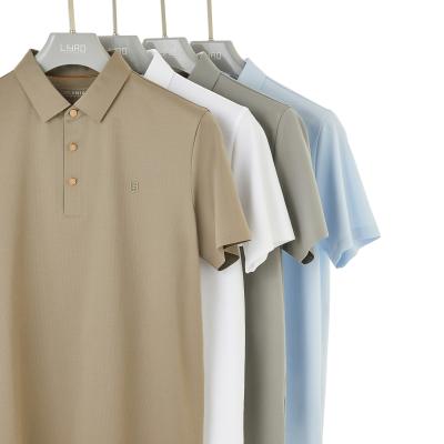 China Custom Logo Printing Cotton Polo Shirt 100 Cotton Breathable for Men 170-120G for sale