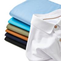China Custom Logo Men's Short Sleeve Polo Shirt 100% Cotton 170-120G Breathable Anti-Wrinkle ODM/OEM for sale