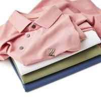 China 100% Cotton Anti-wrinkle Polo Shirt for Men Custom Logo OEM 170-210G Fabric for sale