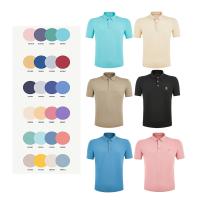 China Men's Plus Size Anti-Wrinkle Short Sleeve Polo Shirt 100% Cotton 170-120g for Sport for sale
