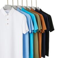 China Custom Logo Men's Golf Polo Shirt 95% Cotton 5% Spandex 170-210G ODM/OEM for sale