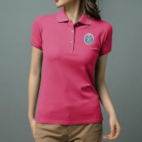 China Custom Pink Polo Shirts 170-210g with Seamless Embroidered Design for Men - OEM/ODM Manufacturing for sale