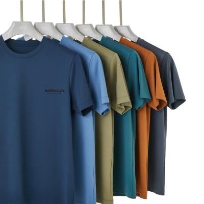 China Custom Plain T-shirt 95% Cotton 5% Spandex 170-210G Men Short Sleeve ODM OEM for sale