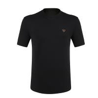 China Wholesale Breathable Cotton Round Neck Short Sleeve T Shirt 170g Custom Logo OEM ODM for sale