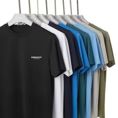 China Custom 180gsm Cotton Men Tshirts Loose Fit Short Sleeve OEM ODM Private Logo for sale