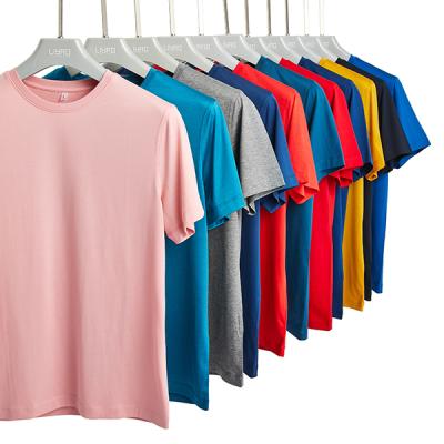 China Oversize 100% Cotton T Shirt for Men Customized Blank Black Pink Purple 180-200G for sale