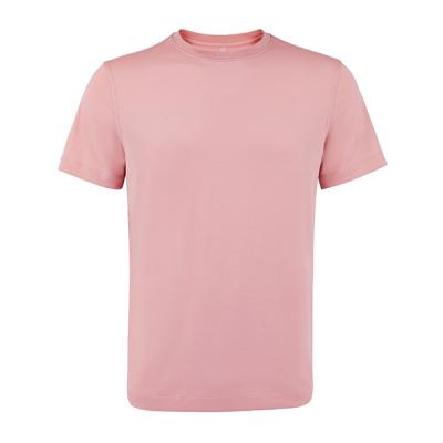 China 100% Cotton Breathable O-Neck Loose Fit Men T-Shirt 180G Custom Logo ODM OEM for sale