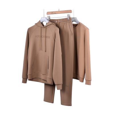 China Custom Print Men's Cotton Track Suit Set Sweatpants Hoodie Sweatshirt 170-120G Breathable for sale