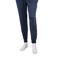 China Custom Design Dark Blue Fleece Jogger Flare Pants and Hoodie Set for Men 280-350G Cotton for sale