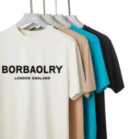 China Wholesale Custom 170-210g High Elasticity Men T Shirt with Logo 100% Cotton for sale