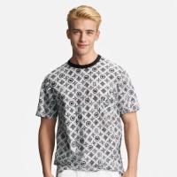 China Wholesale Custom Logo Short Sleeve Vintage Washed Lapel T-Shirt for Men 100% Cotton 170g for sale
