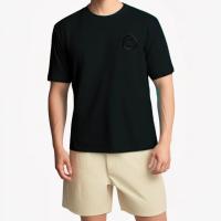 China Custom Wholesale Plain Cotton T Shirt Bulk Black Tees 170-120gsm for Men for sale