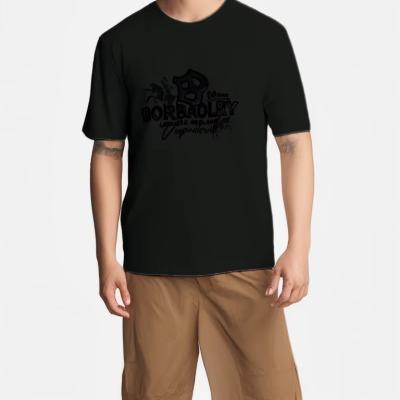 China 180g Summer Printed 100% Cotton Fitted Classic Tshirt Plus Size Men Tshirts for sale