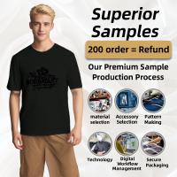 China 180g Summer Printed 100% Cotton Fitted Classic Tshirt Plus Size Men Tshirts for sale