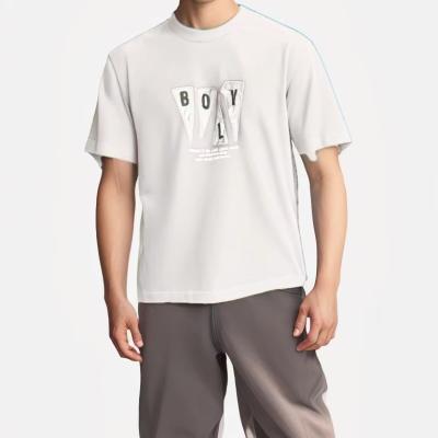 China Men's Quick Dry Sports T Shirt Breathable Anti-Wrinkle Custom Logo 170-120G Fabric for sale