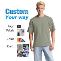 China Custom Oversized Tshirt for Men 100% Cotton 170g Breathable Anti Wrinkle Streetwear OEM ODM for sale