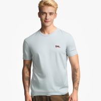 China Men's Breathable Cotton Crew Neck T-Shirt for Sports Running 170-120G Fabric ODM/OEM for sale