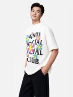 China Oversize Men Cotton Graphic T Shirt Printed Summer Casual 170-120G Fabric for sale