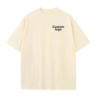China Custom Unisex 100% Cotton Blank T Shirts US Size True to Size Drop Shoulder Tshirts for Men 170-230G for sale
