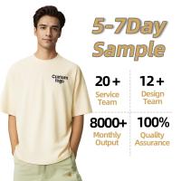 China Custom Unisex 100% Cotton Blank T Shirts US Size True to Size Drop Shoulder Tshirts for Men 170-230G for sale