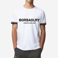 China Men's 100% Cotton Short Sleeve T-Shirt 170-230G Summer Breathable Anti-Wrinkle Custom ODM for sale