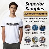 China Men's 100% Cotton Short Sleeve T-Shirt 170-230G Summer Breathable Anti-Wrinkle Custom ODM for sale