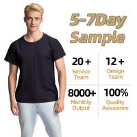 China Custom Photo Men's O-Neck T-Shirt 100% Cotton Quick Dry Breathable Short Sleeve 170-230G for sale