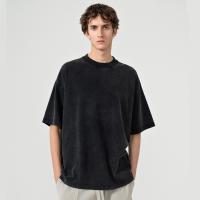 China Custom Design Oversized Heavyweight Cotton T Shirts Vintage Wash 170-230G Men Tees for sale