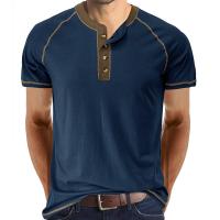 China Wholesale Men Plain Black Basic T Shirt 170 220G Polyester Short Sleeve Custom Logo for sale
