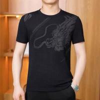 China Factory Direct Men's Breathable Short Sleeve Golf T Shirt 170-220G Crewneck Knitwear for sale