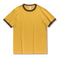 China Wholesale Custom Color Block Stitching T-Shirt Heavyweight 170-220G Two-Tone Patchwork Men for sale