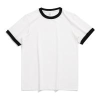 China Wholesale Custom Color Block Stitching T-Shirt Heavyweight 170-220G Two-Tone Patchwork Men for sale