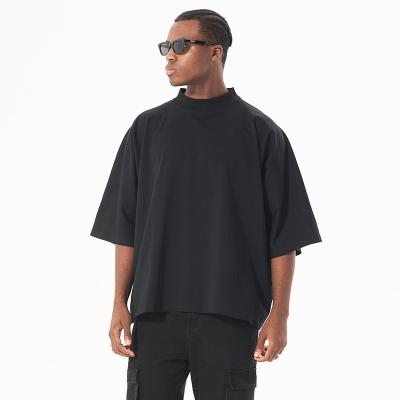China Custom 220 Gsm Heavyweight Seamless Boxy Cropped T Shirt for Men ODM/OEM for sale