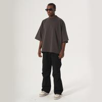 China Custom 220 Gsm Heavyweight Seamless Boxy Cropped T Shirt for Men ODM/OEM for sale