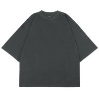 China Custom 220 Gsm Heavyweight Seamless Boxy Cropped T Shirt for Men ODM/OEM for sale