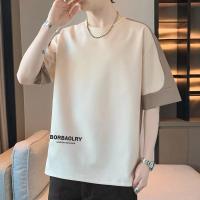 China Oversized Fit Men T Shirt 220Grams Cotton Custom Logo Boxy Tee ODM OEM for sale