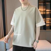 China Oversized Fit Men T Shirt 220Grams Cotton Custom Logo Boxy Tee ODM OEM for sale