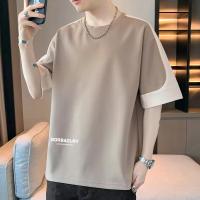 China Oversized Fit Men T Shirt 220Grams Cotton Custom Logo Boxy Tee ODM OEM for sale