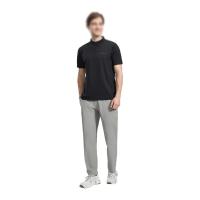 China Men's Athletic Quarter Zip Pullover Short Sleeve Quick Dry Gym Shirt 170-280G Fabric for sale