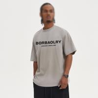 China Custom Men's Cotton T-Shirt 170-280G Short Sleeve Round Neck Anti-Wrinkle Breathable ODM OEM for sale