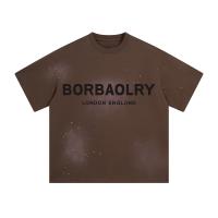China Heavyweight Distressed Men Boxy T-Shirt 170-280G Acid Wash Oversized Custom Cropped Tee for sale